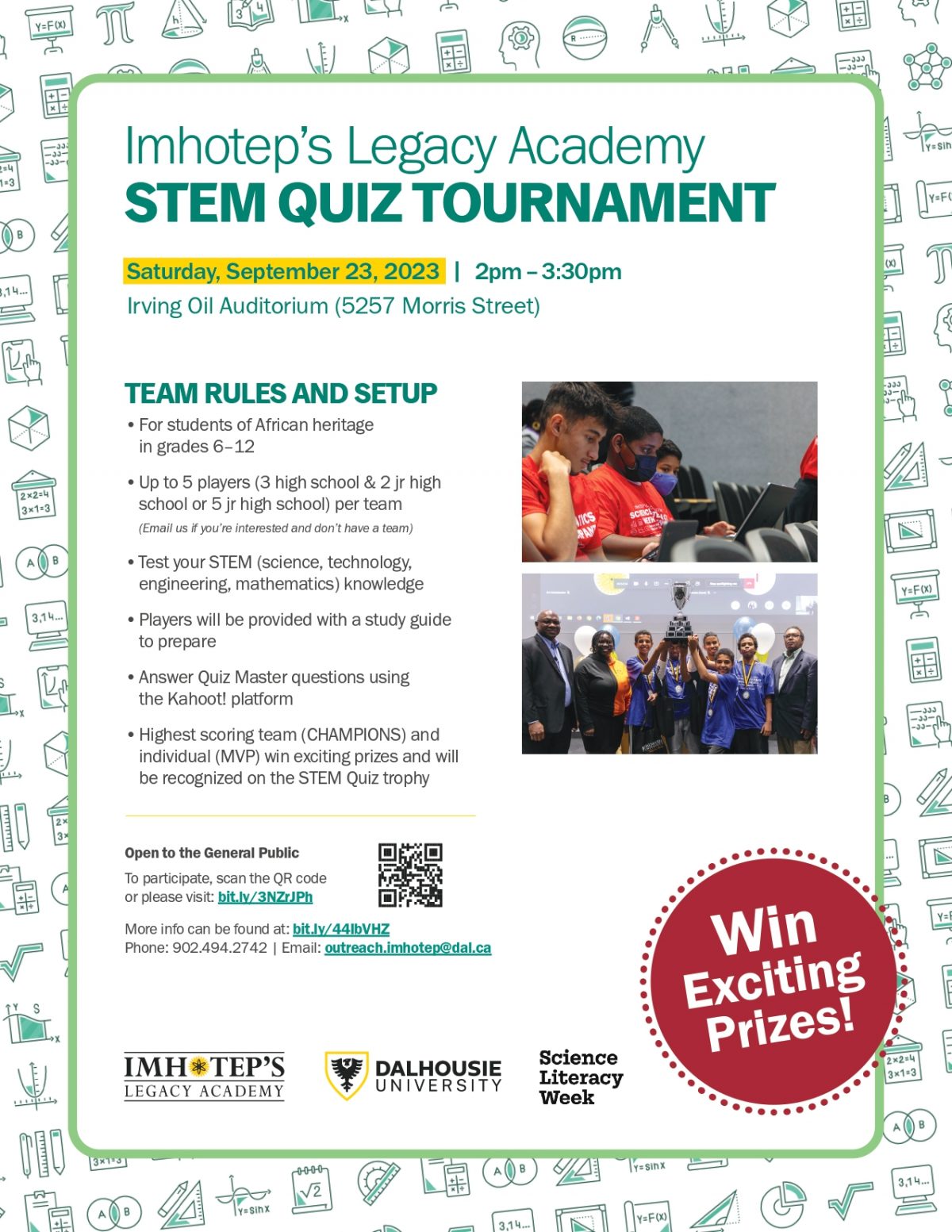 2023 SCIENCE LITERACY WEEK ACTIVITIES – Imhotep's Legacy Academy (ILA)